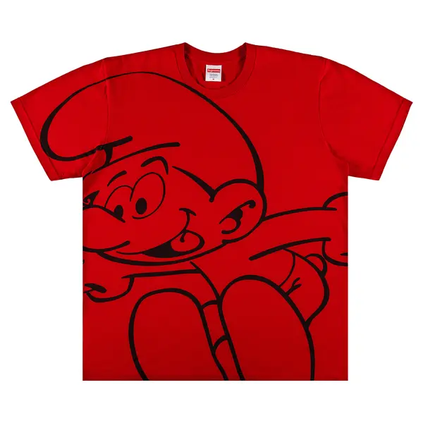Supreme X Smurfs Tee - Red