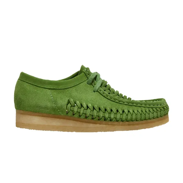 Clarks Supreme X Woven Wallabee - Green