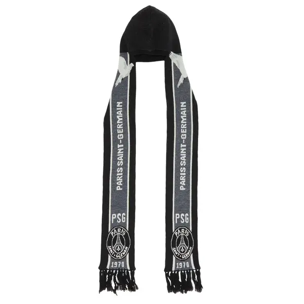 PARIS SAINT-GERMAIN X 3.paradis Ici C'est Paris Scarf /white - Black