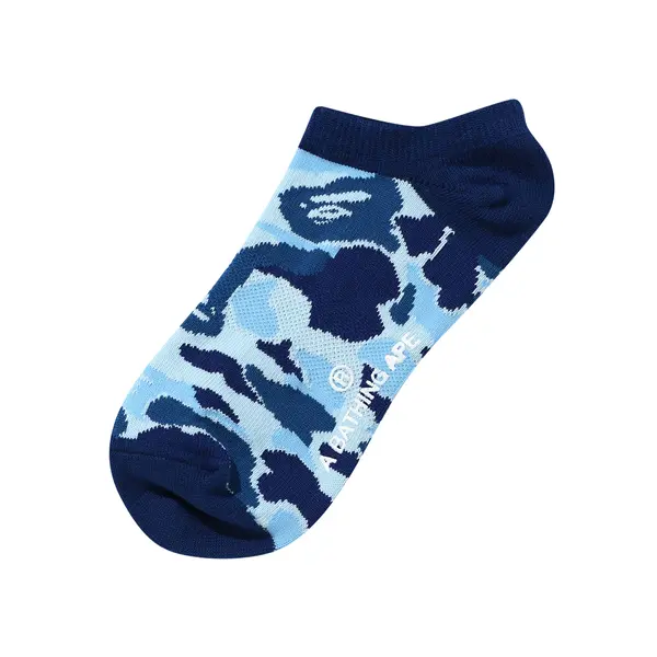 A BATHING APE Abc Camo Short Socks - Blue