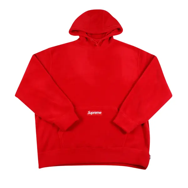 Supreme X Polartec Hooded Sweatshirt - Red