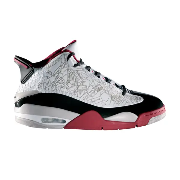 JORDAN Dub Zero Varsity Red 2005 Sneakers - White