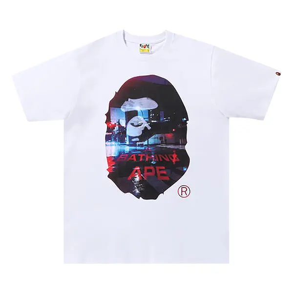 A BATHING APE Back Street Tee - White
