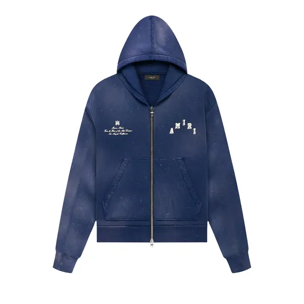 Amiri Vintage Collegiate Zip Hoodie