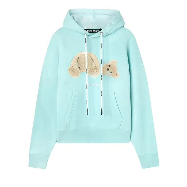 Palm Angels Pa Bear Hoody - Blue