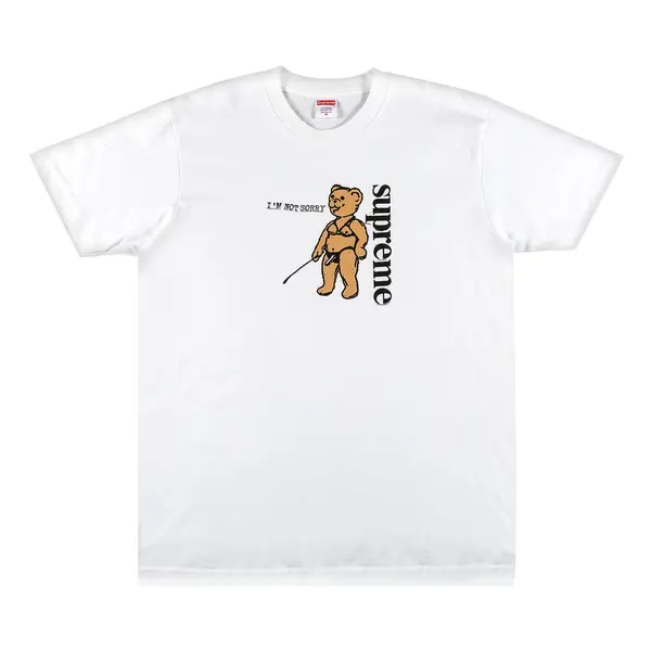 Supreme Not Sorry Tee - White