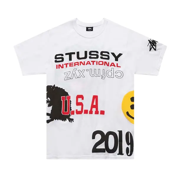 StÜssy X Cactus Plant Flea Market Usa 2019 Tee - White