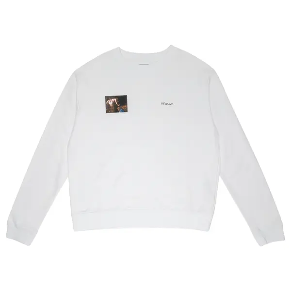 Off-White Caravag Angel Slim Crewneck - Black