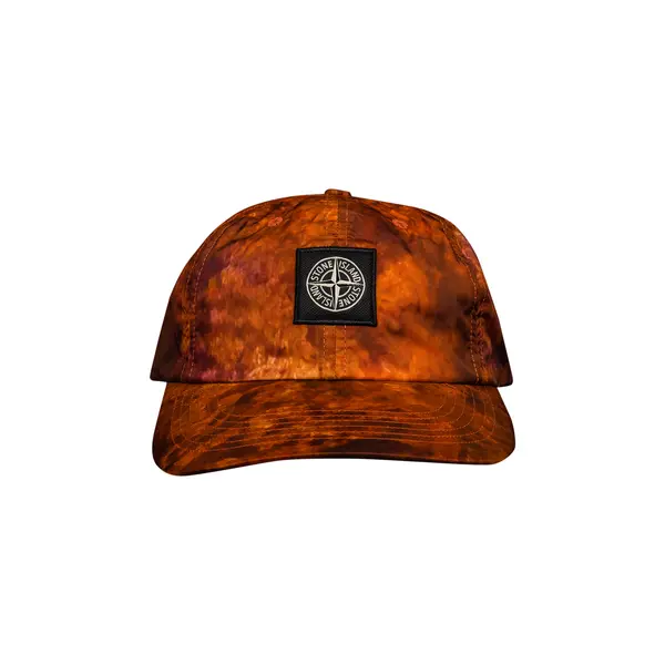 Supreme X Stone Island Nylon 6-panel Cap - Orange