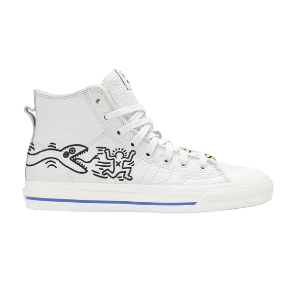 Adidas Keith Haring X Nizza High Rf 'pop Art' Sneakers