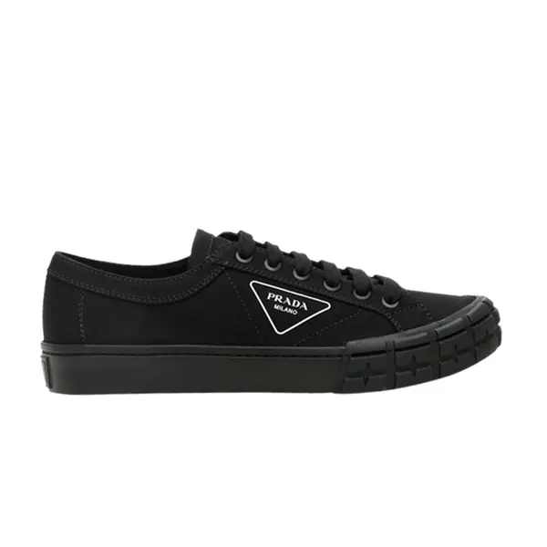 Prada Gabardine Wheel Low Sneakers