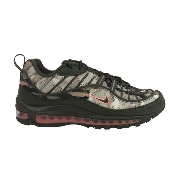 Nike Air Max 98 Se Floral Camo Sneakers - Green