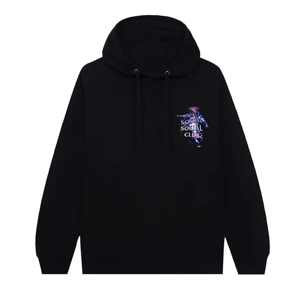 ANTI SOCIAL SOCIAL CLUB Bolt From The Blue Hoodie - Black