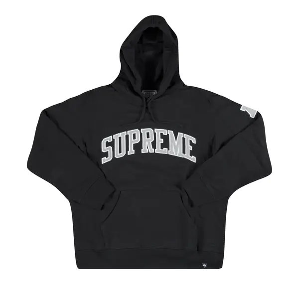 Supreme X Nfl Raiders '47 Hooded Sweatshirt - Black