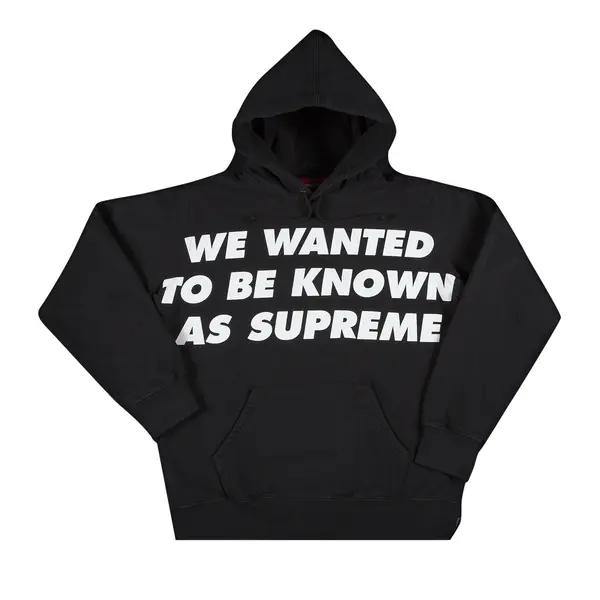 Supreme Known As Hooded Sweatshirt