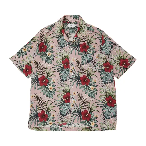 Rhude Hawaiian Logo Rayon Shirt