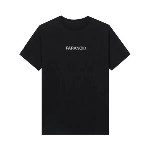 ANTI SOCIAL SOCIAL CLUB X Undefeated Paranoid 3m Reflective Tee - Black