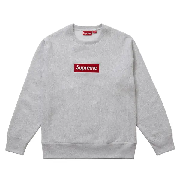 Supreme Box Logo Crewneck - Grey