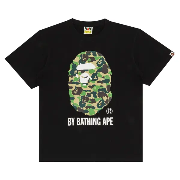 A BATHING APE Abc Camo Bathing Ape Tee - Black