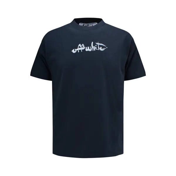 Off-White Paint Arrow Slim Short-sleeve Tee 'outerspace/white - Black