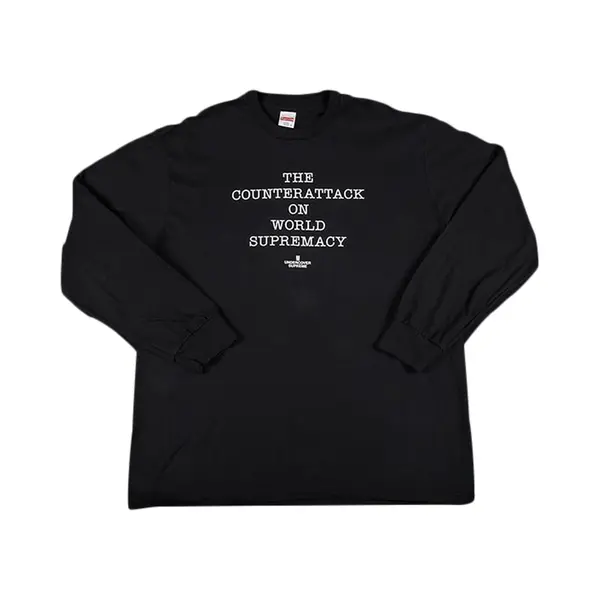 Supreme X Undercover X Public Enemy Counterattack Long-sleeve T-shirt - Black