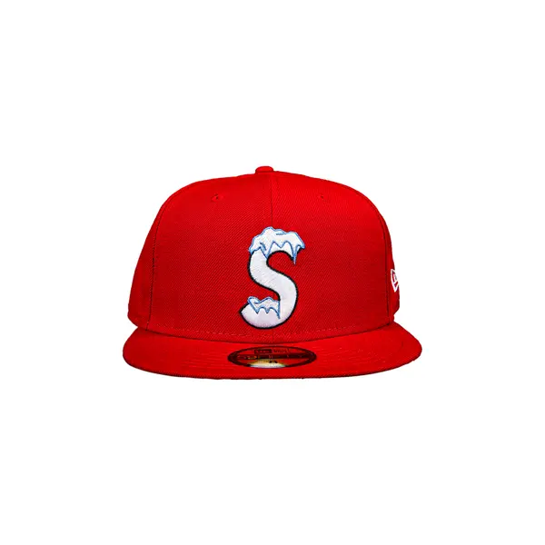Supreme X New Era S Logo 59fifty Cap - Red
