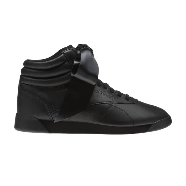 REEBOK Freestyle Hi Satin Bow Sneakers - Black