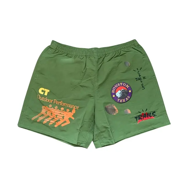 TRAVIS SCOTT Running Wild Shorts - Green