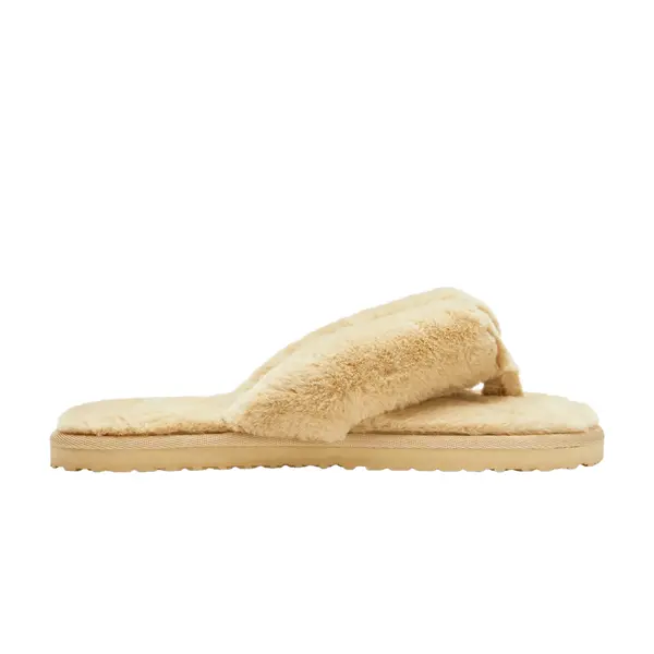 PUMA Fluff Flip Slides - Cream