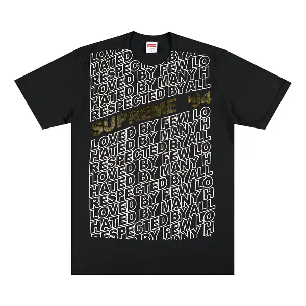 Supreme Respected Tee - Black
