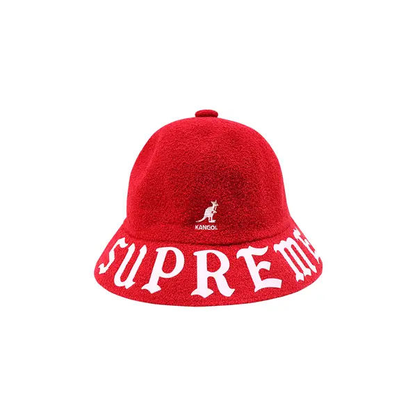 Supreme X Kangol Bermuda Casual Bucket Hat - Red