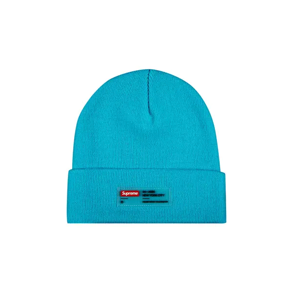 Supreme Clear Label Beanie - Blue