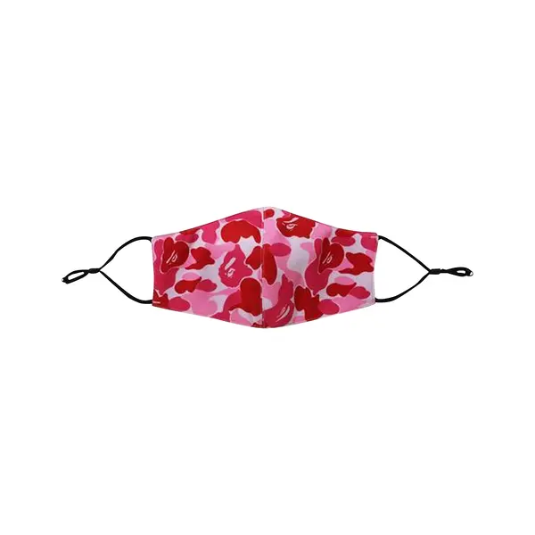 A BATHING APE Abc Camo Mask - Pink