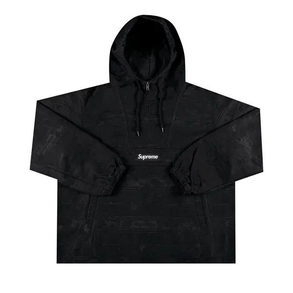 Supreme Floral Tapestry Anorak - Black