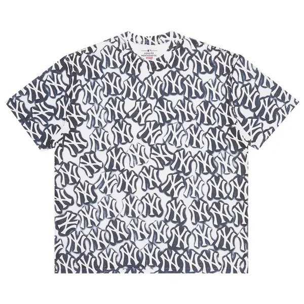 Supreme X New York Yankees Airbrush Short-sleeve Top - White