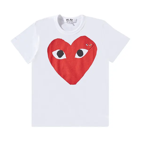 Play Comme Des Garcon Large Heart Logo T-shirt