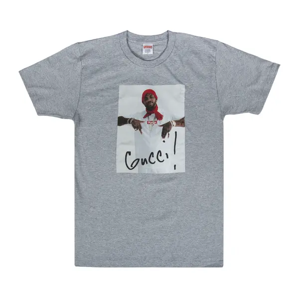Supreme Gucci Mane T-shirt - Grey