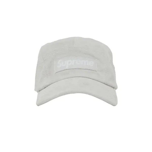 Supreme Suede Camp Cap - White