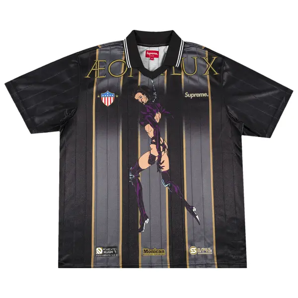 Supreme Aeon Flux Soccer Jersey - Black