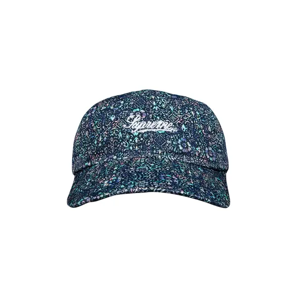 Supreme Liberty Floral 6-panel Cap - Blue