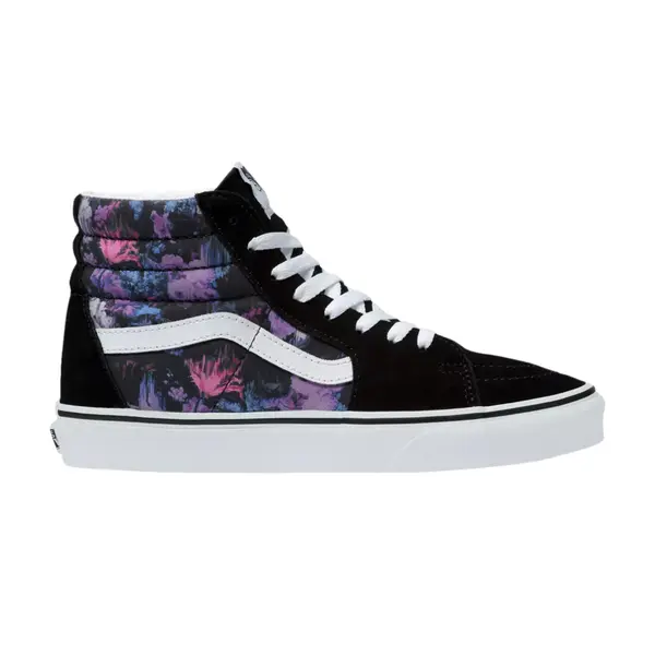 VANS Sk8-hi Warped Floral Sneakers - Purple