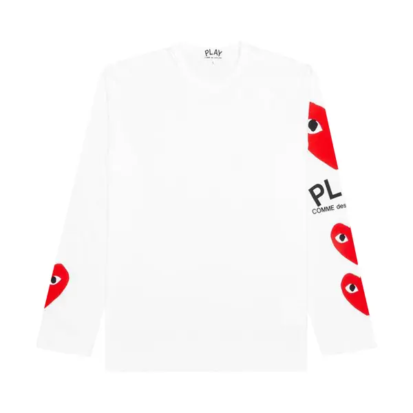 Play Comme Des Garcon Printed Long-sleeve