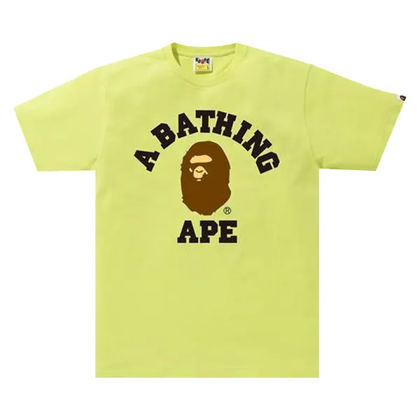 A BATHING APE College Tee - Green