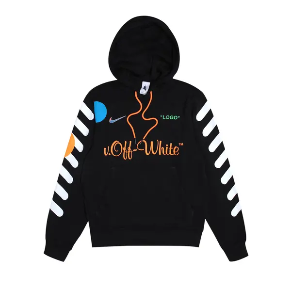 Nike Nikelab X Off-white Mercurial Nrg X Hoodie - Black