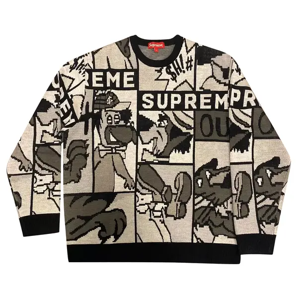 Supreme Cartoon Knit Sweater