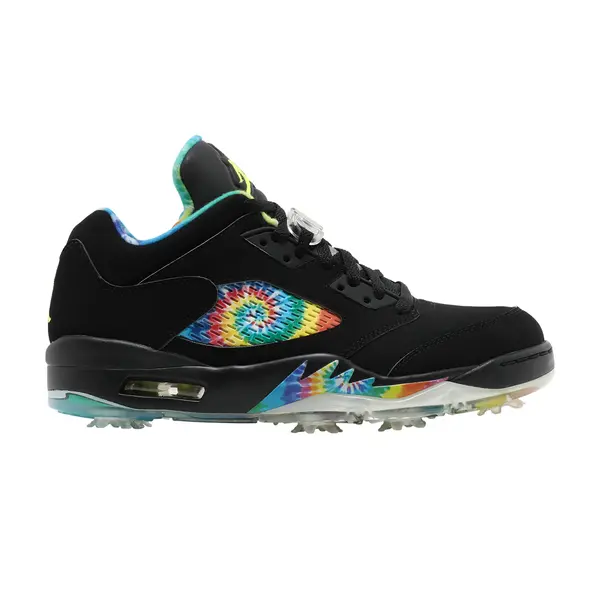 JORDAN 5 Low Golf Peace & Love Sneakers - Black