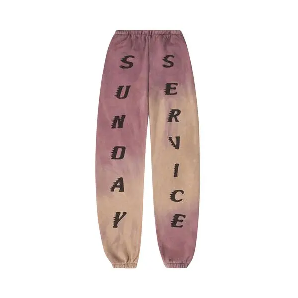 KANYE WEST Sunday Service Sweatpants 'oxen - Red