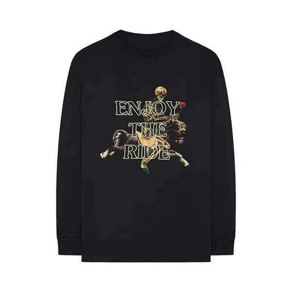 TRAVIS SCOTT Astroworld Enjoy The Ride Long-sleeve T-shirt - Black