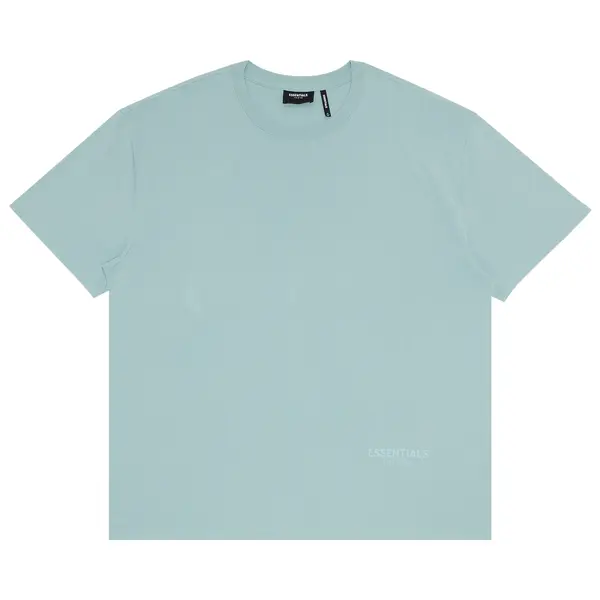 Fear Of God Boxy T-shirt With Logo - Blue