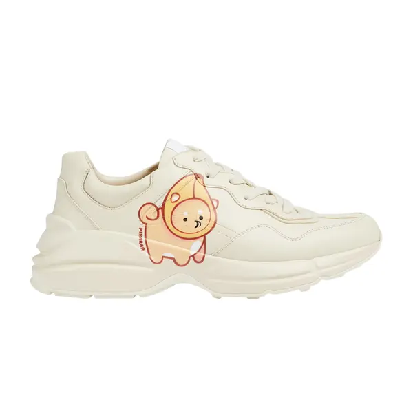 Gucci Pikarar X Rhyton Sneakers - Cream
